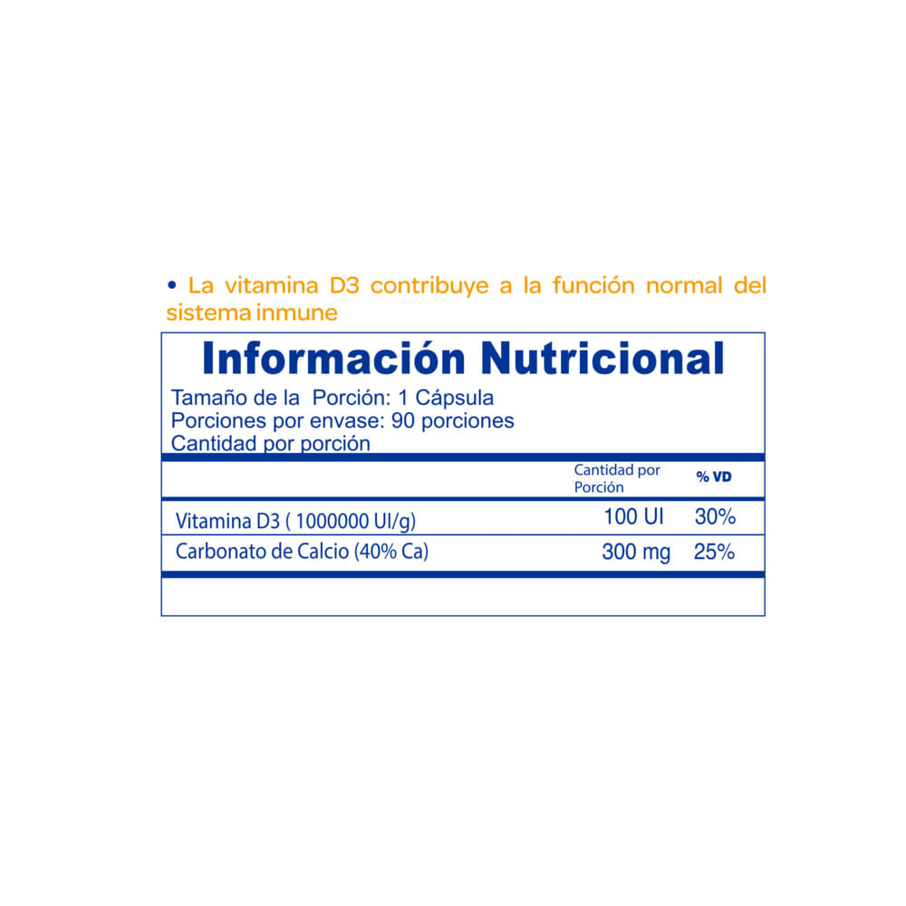 Tabletas Bénet Vitamina D3